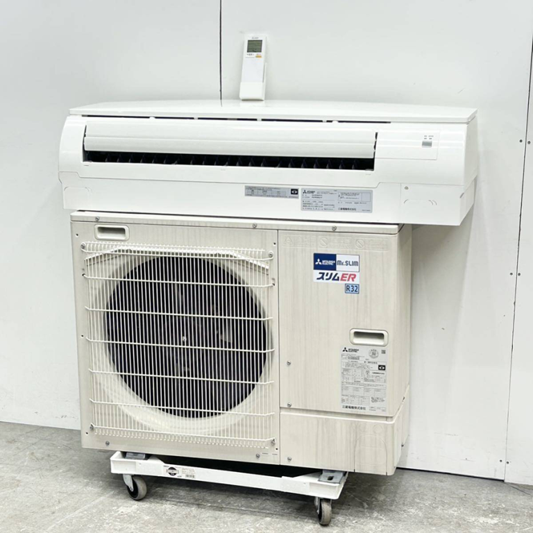 兵庫県で三菱電機3馬力壁掛け業務用エアコンPK-RP80KA15を買取させて頂きました│リサイクルジャパン